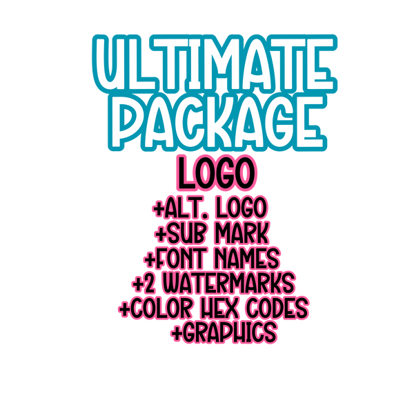 Logo Design, Alternate Logo, Sub Mark, 2 Watermarks, Fonts, Color Hex ...